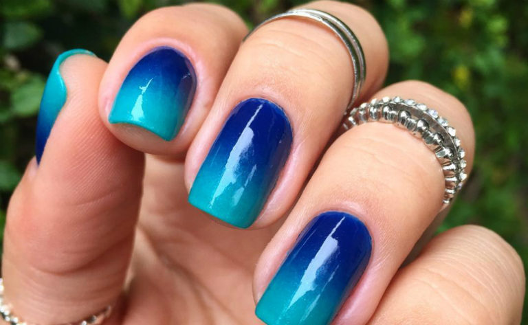 Unhas Decoradas Degradê 2020 → Passos Fotos E Vídeos Como Fazer