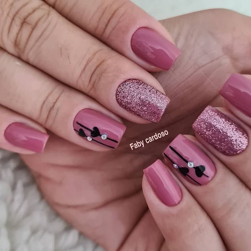 15 Unhas Rosas Perfeitas e com vários tons pra te inspirar! - UNHAS ...