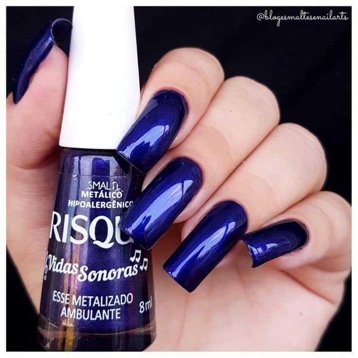 Dicas e Idéias de Unhas metalizadas para inspirar - UNHAS DECORADAS