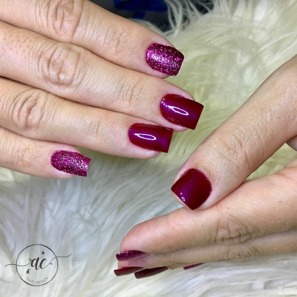As mais lindas unhas decoradas com esmalte Marsala - UNHAS DECORADAS