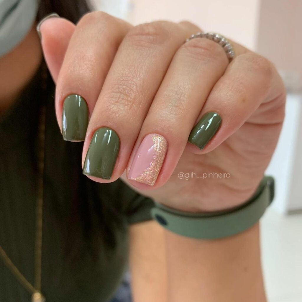 Unhas verde militar: Tendência Outubro 2022 - UNHAS DECORADAS