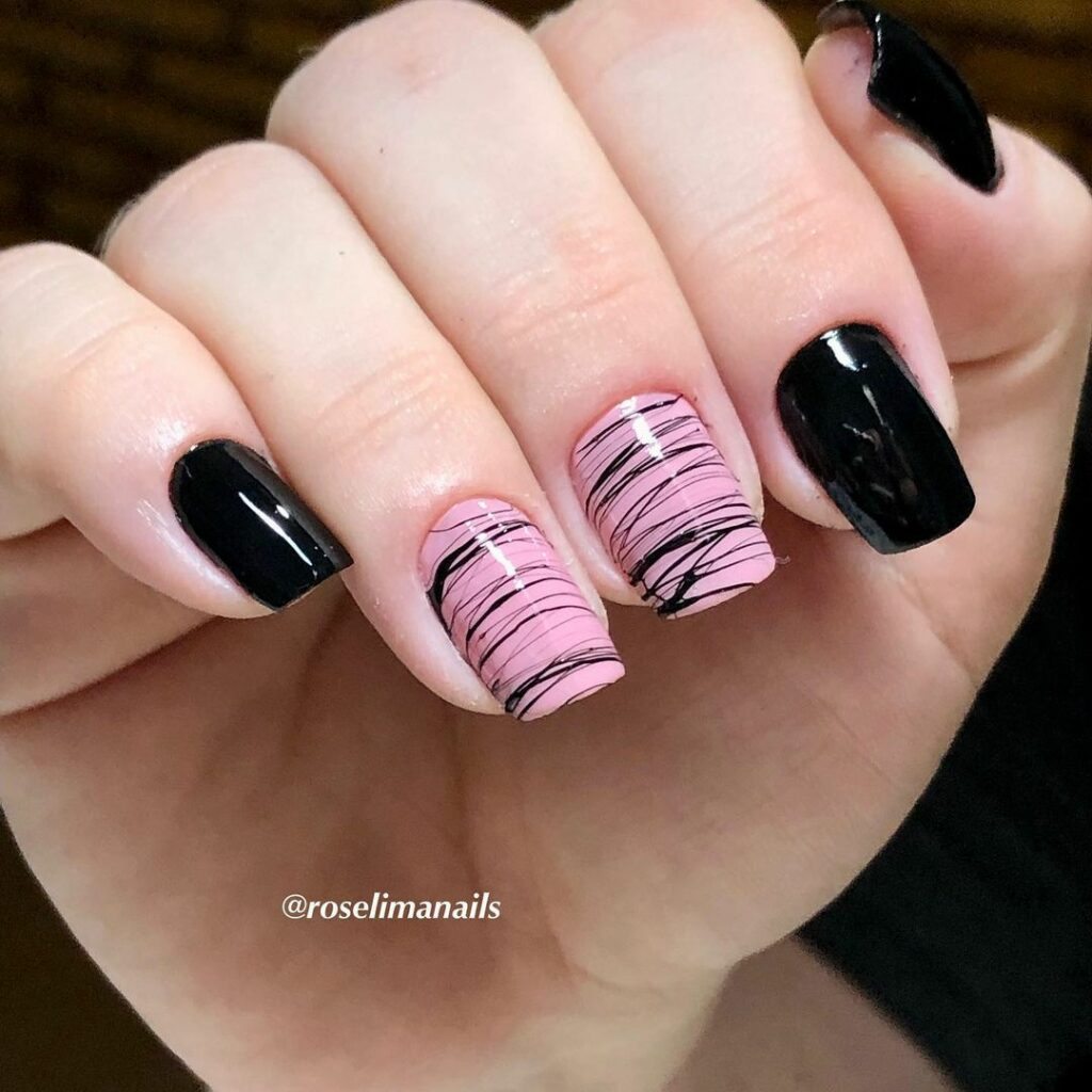 30 Unhas Decoradas com esmalte preto. Dicas e Galeria e fotos - UNHAS ...