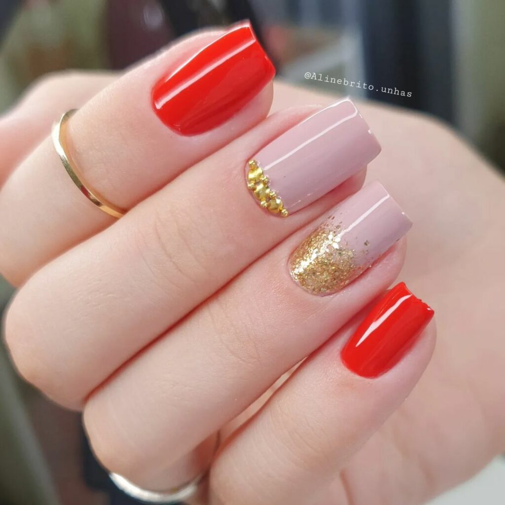 Inspire-se com estas ideias de unhas decoradas utilizando cores ...